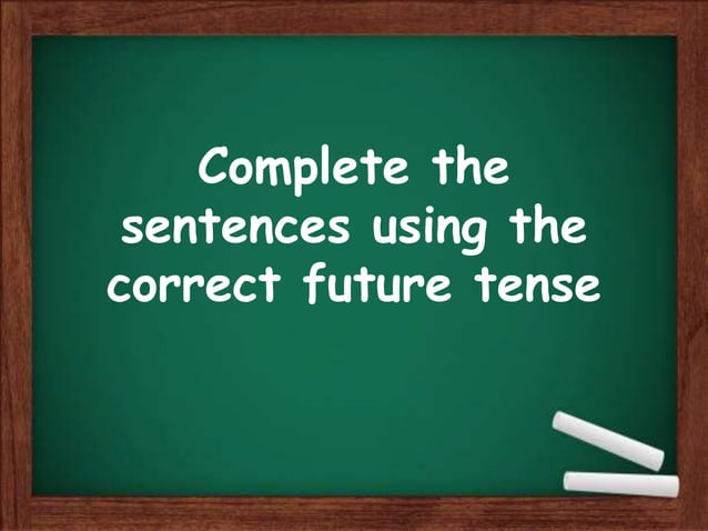 Future tense | PPT