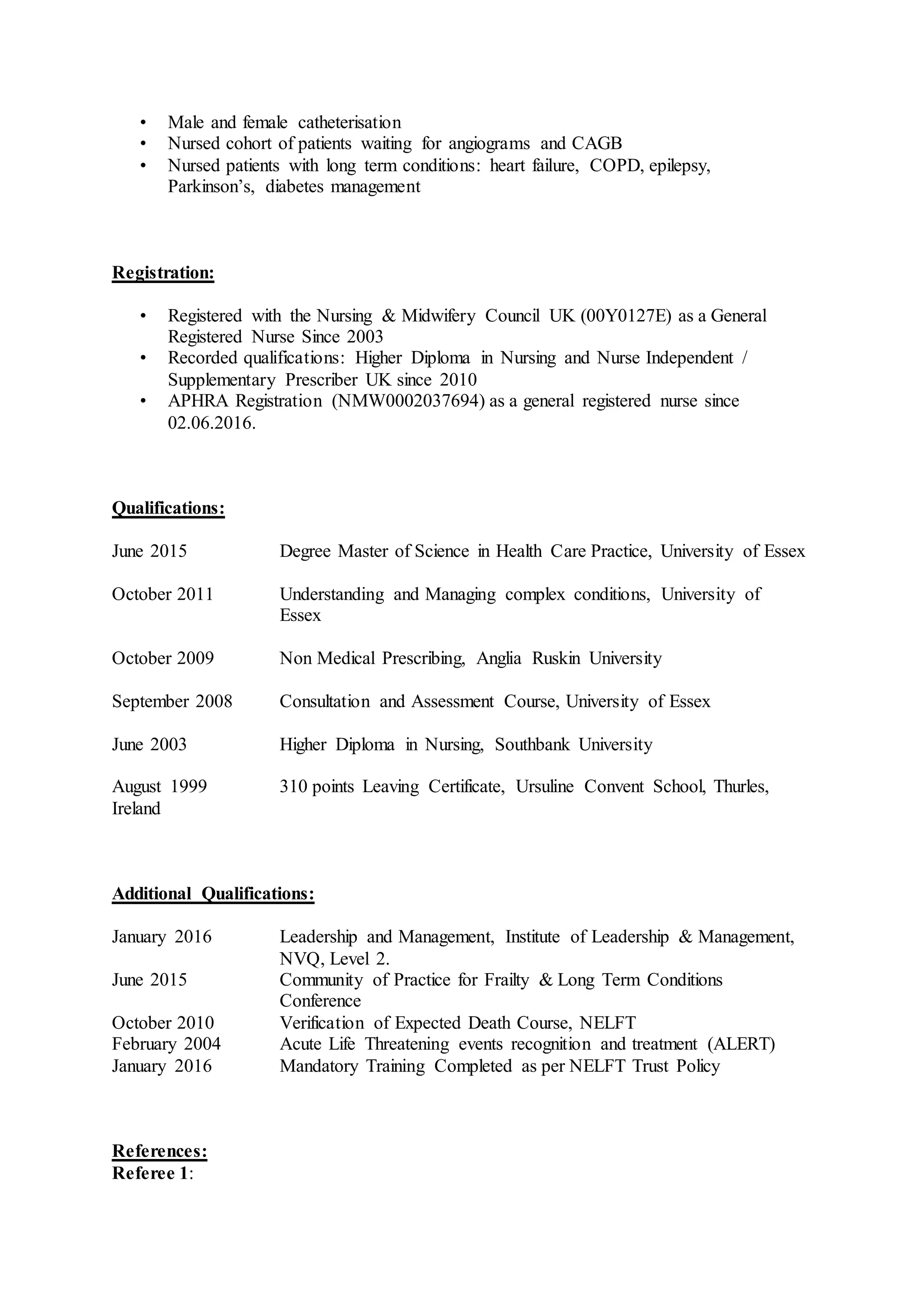 Paula harrison cv | PDF