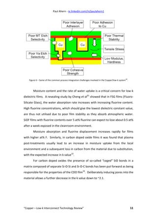 Paul Ahern - Copper/ low-K Interconnect Technology | PDF