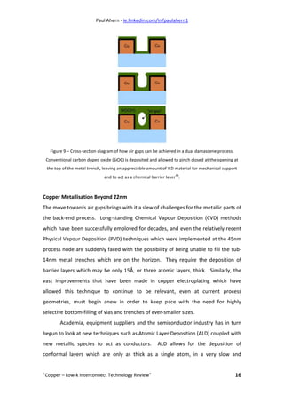 Paul Ahern - Copper/ low-K Interconnect Technology | PDF