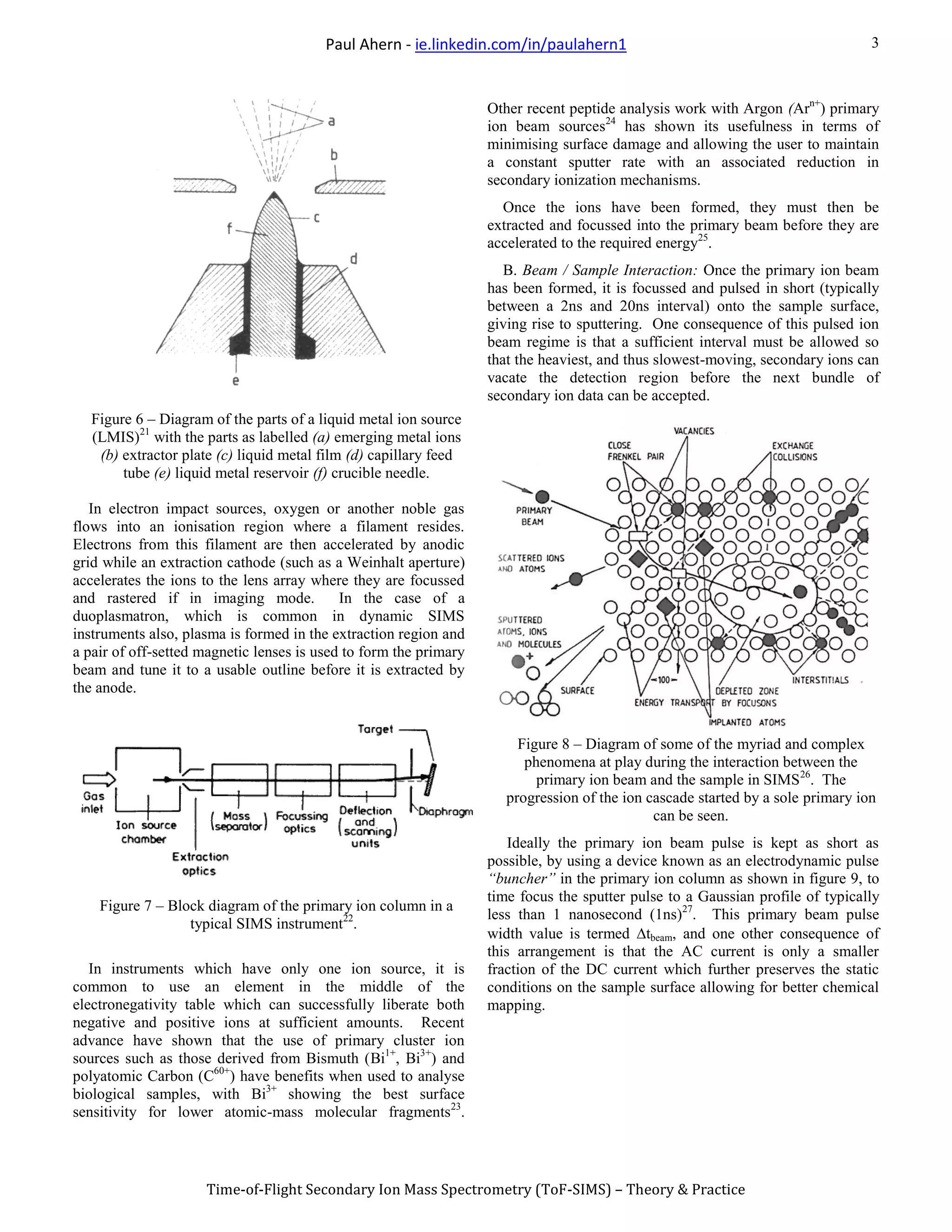 Paul Ahern - Time of Flight Secondary Ion Mass Spectroscopy [ToF-SIMS ...
