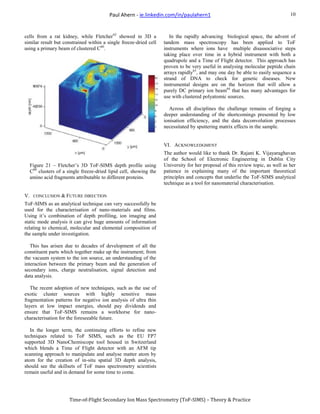 Paul Ahern - Time of Flight Secondary Ion Mass Spectroscopy [ToF-SIMS ...