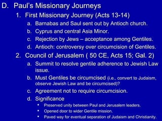 Paul and 3 journeys | PPT