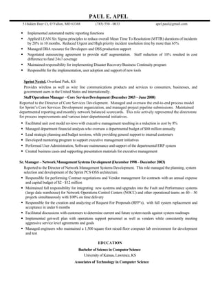 Paul Apel Exec Resume (5) | PDF