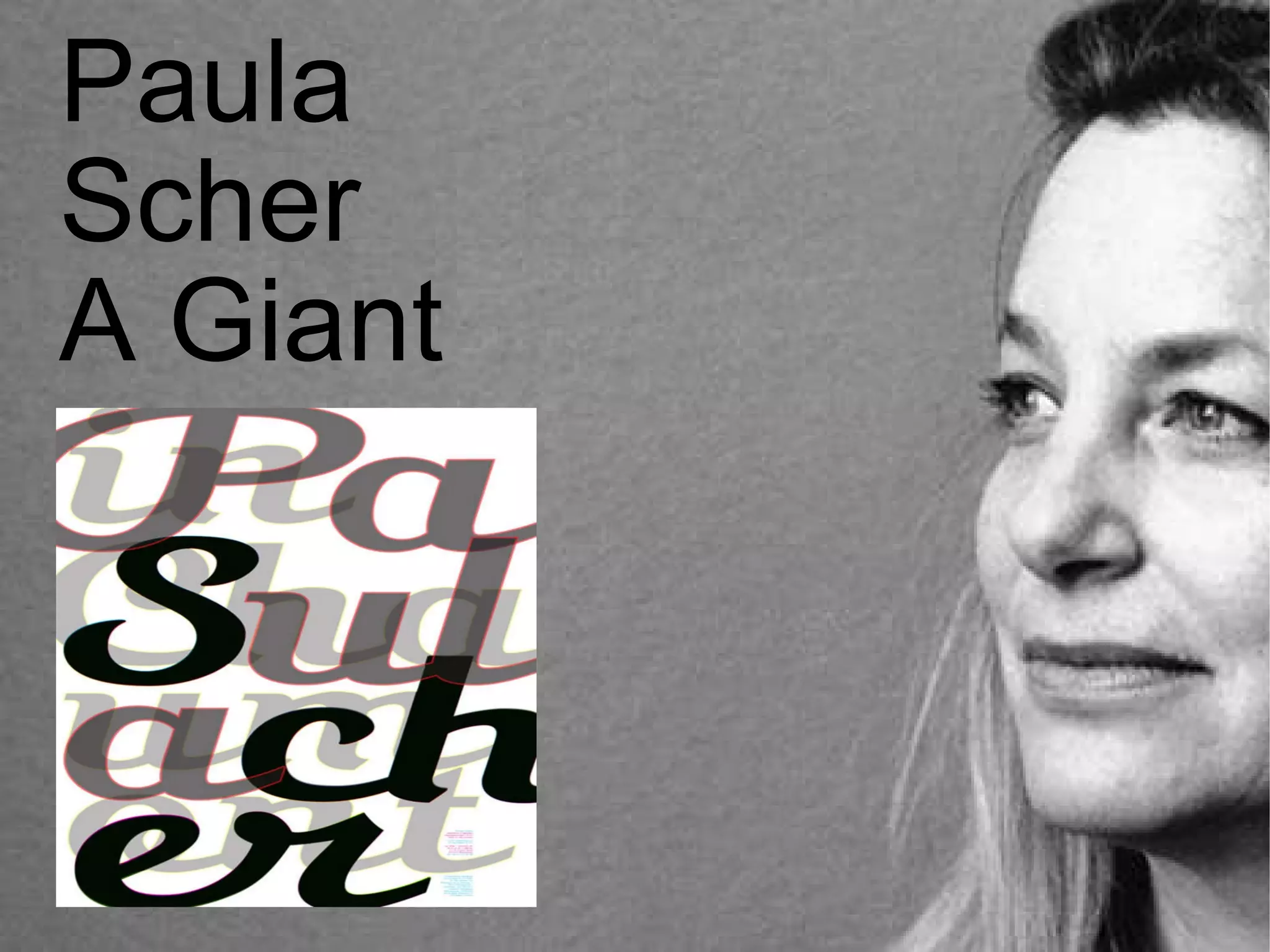 Paula Scher A Giant | PPT