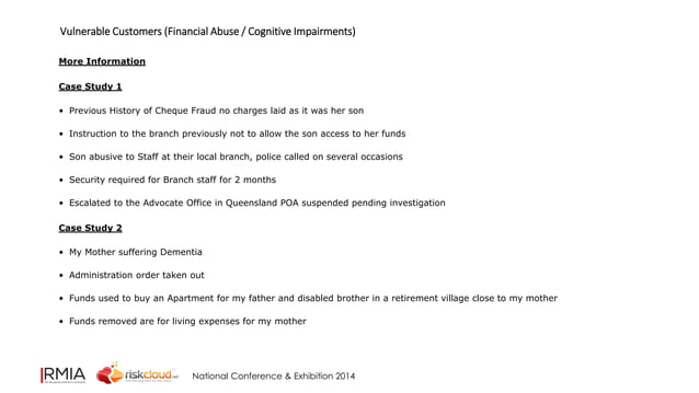 Vulnerable Customers | PPT