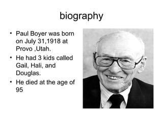 Paul boyer | PPT