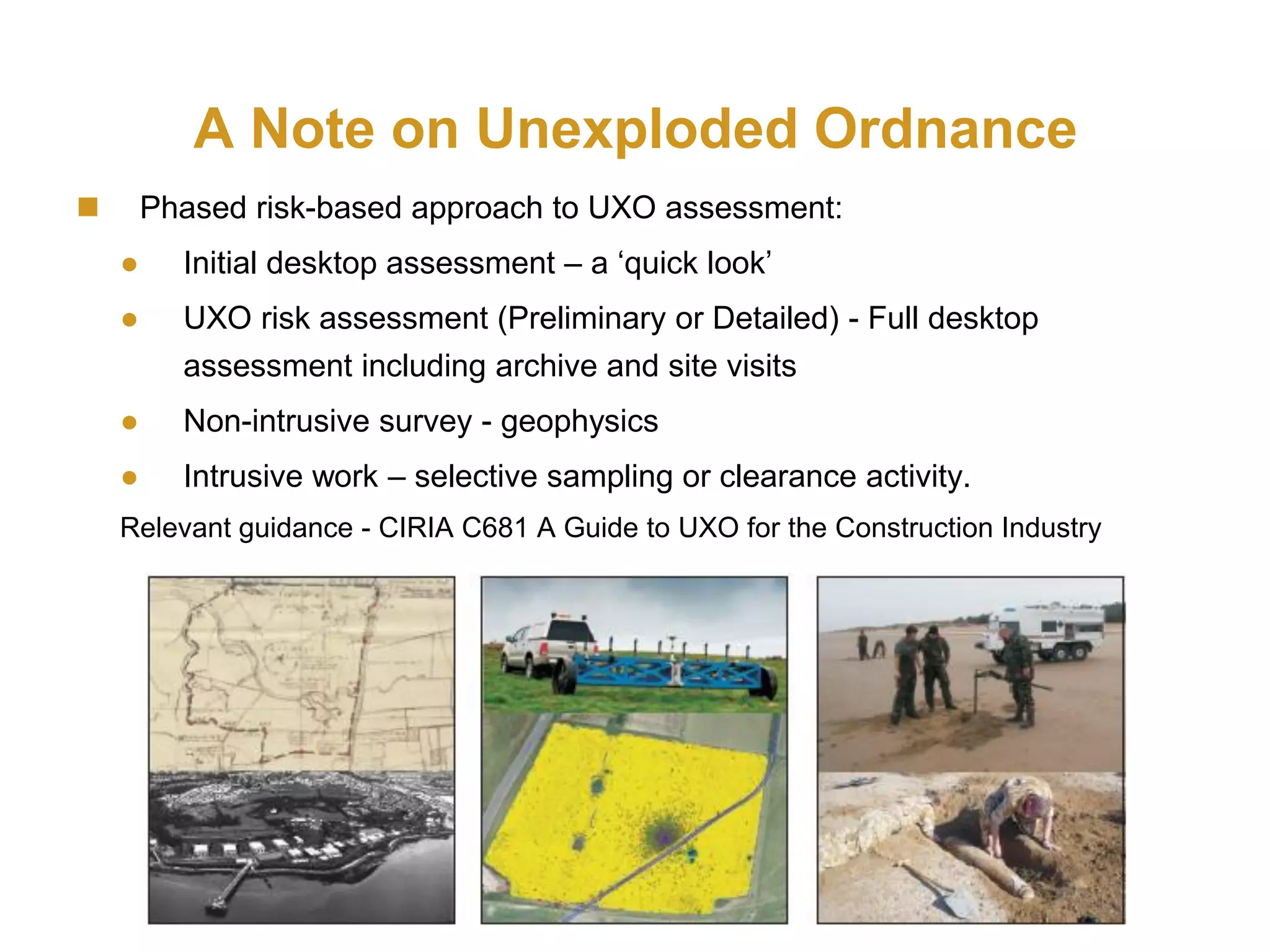 Managing Land Contamination Risks and Liabilities Across A UK wide ...