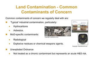 Managing Land Contamination Risks and Liabilities Across A UK wide ...