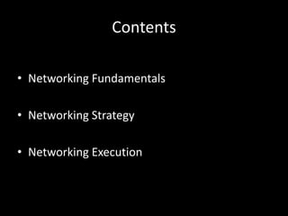 Networking = Lots of Great Quality Customer Conversations | PPT | Free Download