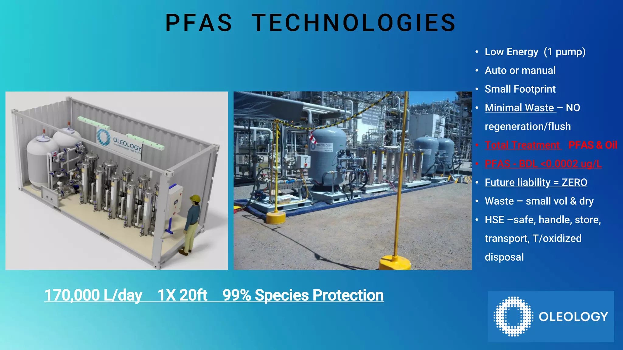 PFAS NOW HAS AN EXPIRY DATE: SMART SOLUTIONS FOR WATER INFRASTRUCTURE | PPT