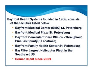 Paul Capello Cerner Health Conference | PDF