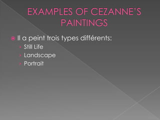 Paul Cezanne Paintings | PPTX | Painting | Arts and Crafts