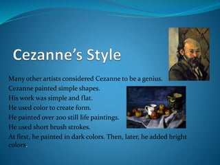 Paul Cezanne for Children | PPTX