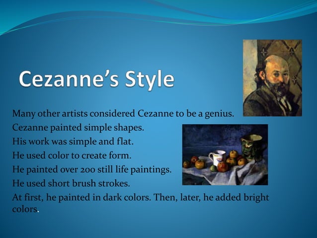 Paul Cezanne for Children | PPTX
