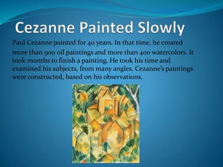 Paul Cezanne for Children | PPTX