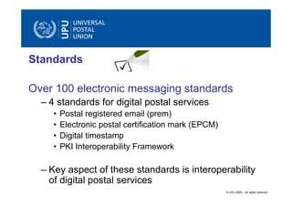 Replication and interconnection of digital postal services | PDF