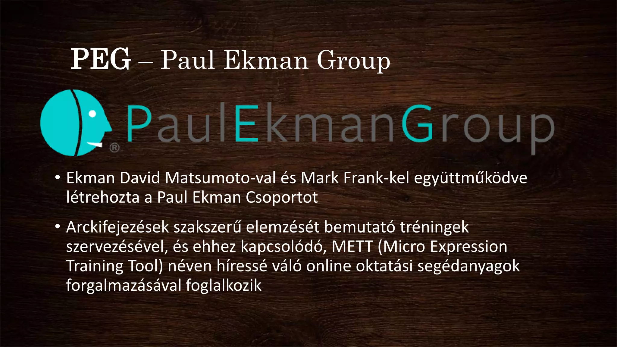Paul Ekman | PPT