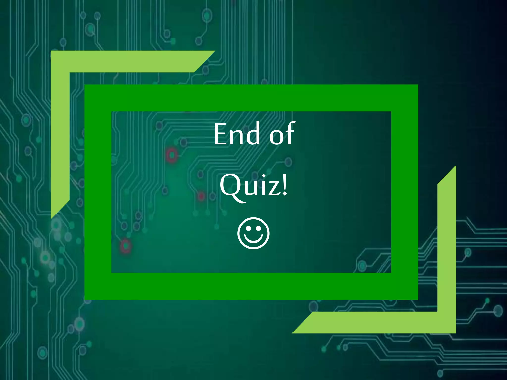 Electronic Quiz in Empowerment Technologies | PPTX