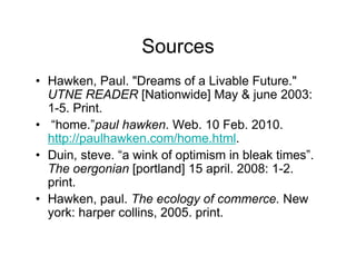 Paul Hawken | PPT