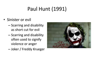 Paul hunt disability | PPTX