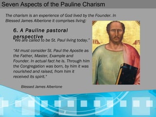 Introduction to the Pauline Charism | PPT