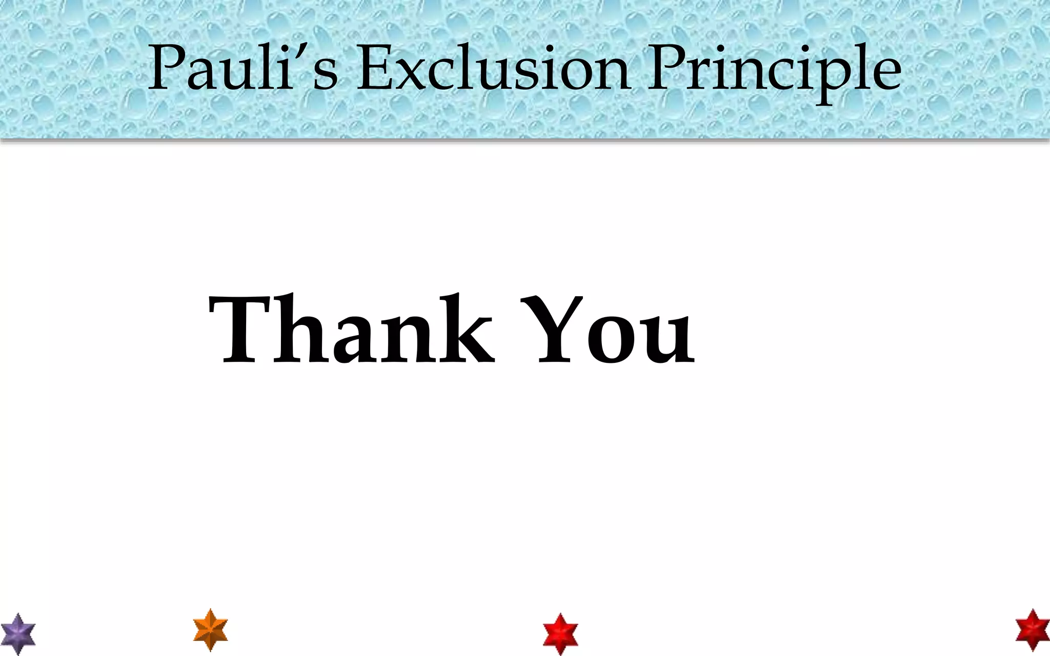 Pauli's Exclusion Principle.pptx