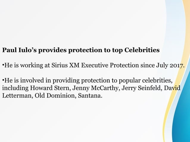 Paul Iulo - Self-Motivated Security Supervisor | PPT