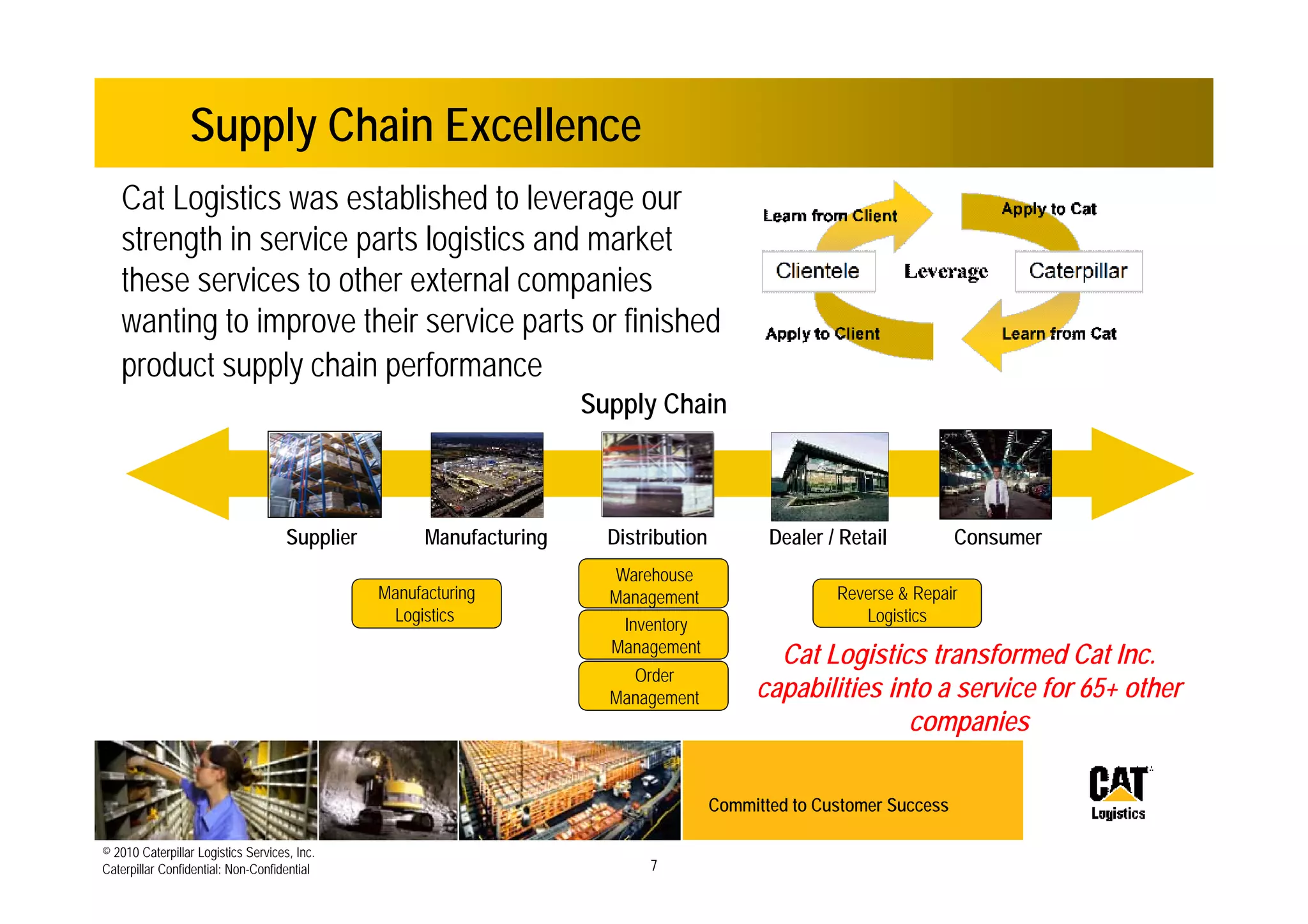 Paul Joseph from Caterpillar Logistics; ‘Build on Your Company's ...