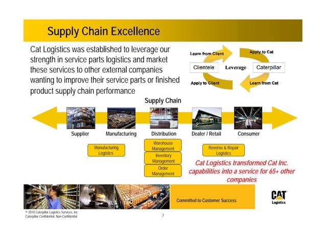 Paul Joseph from Caterpillar Logistics; ‘Build on Your Company's ...