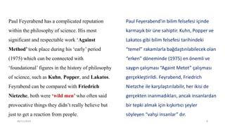 Paul karl feyrabend (1924 1994) | PPSX