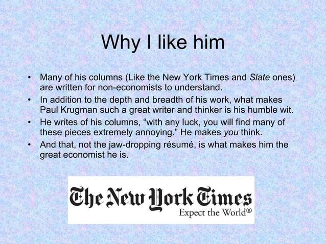 Paul Krugman Power Point | PPT