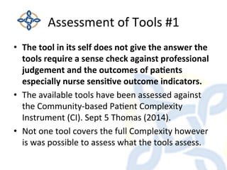 Paul Labourne - District nursing workload & calculation tool | PDF