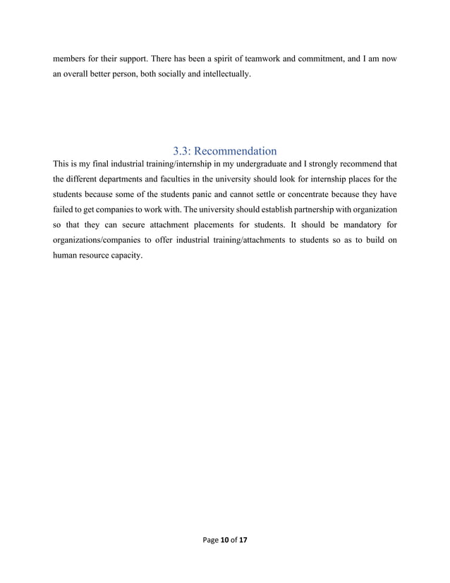 Computer science/ IT Fianl attachment report | PDF