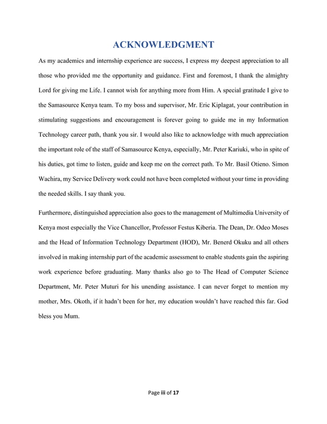 Computer science/ IT Fianl attachment report | PDF