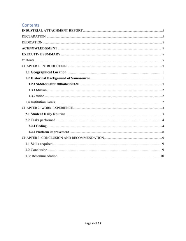 Computer science/ IT Fianl attachment report | PDF
