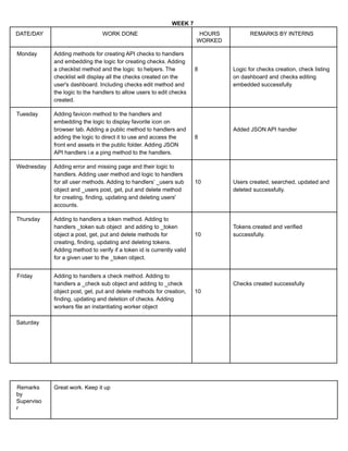 Computer Science Student Final attachment Logbook | PDF