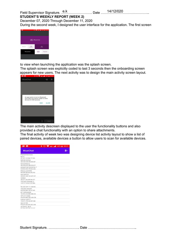 Computer Science Student Final attachment Logbook | PDF | Operating ...