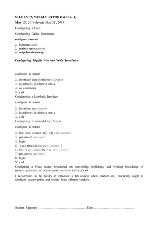 Sample of A logbook for Bachelor of Science in computer science ...