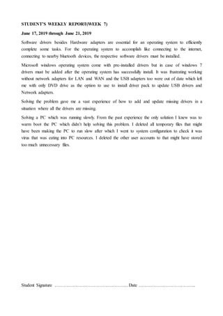 Sample of A logbook for Bachelor of Science in computer science ...