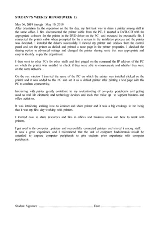 Sample of A logbook for Bachelor of Science in computer science ...