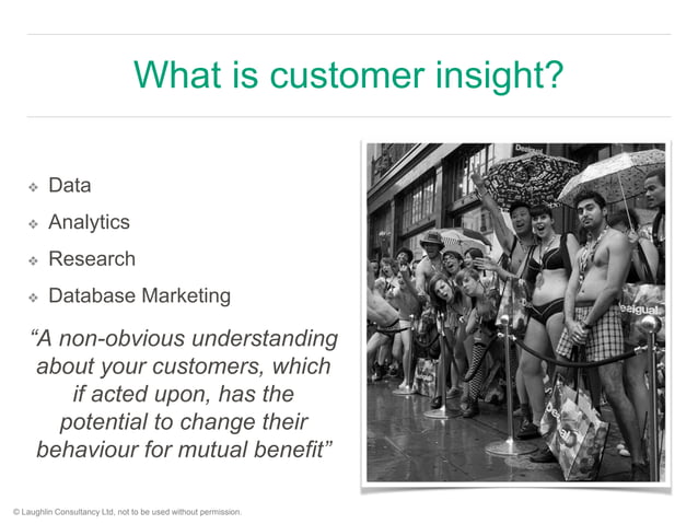 Gain Deeper Insights: Using analytics and research to generate insights ...