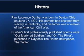 Paul laurencedunbarslide | ODP