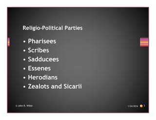 Paul.lesson.10.political.groups.second.temple.judaism | PDF