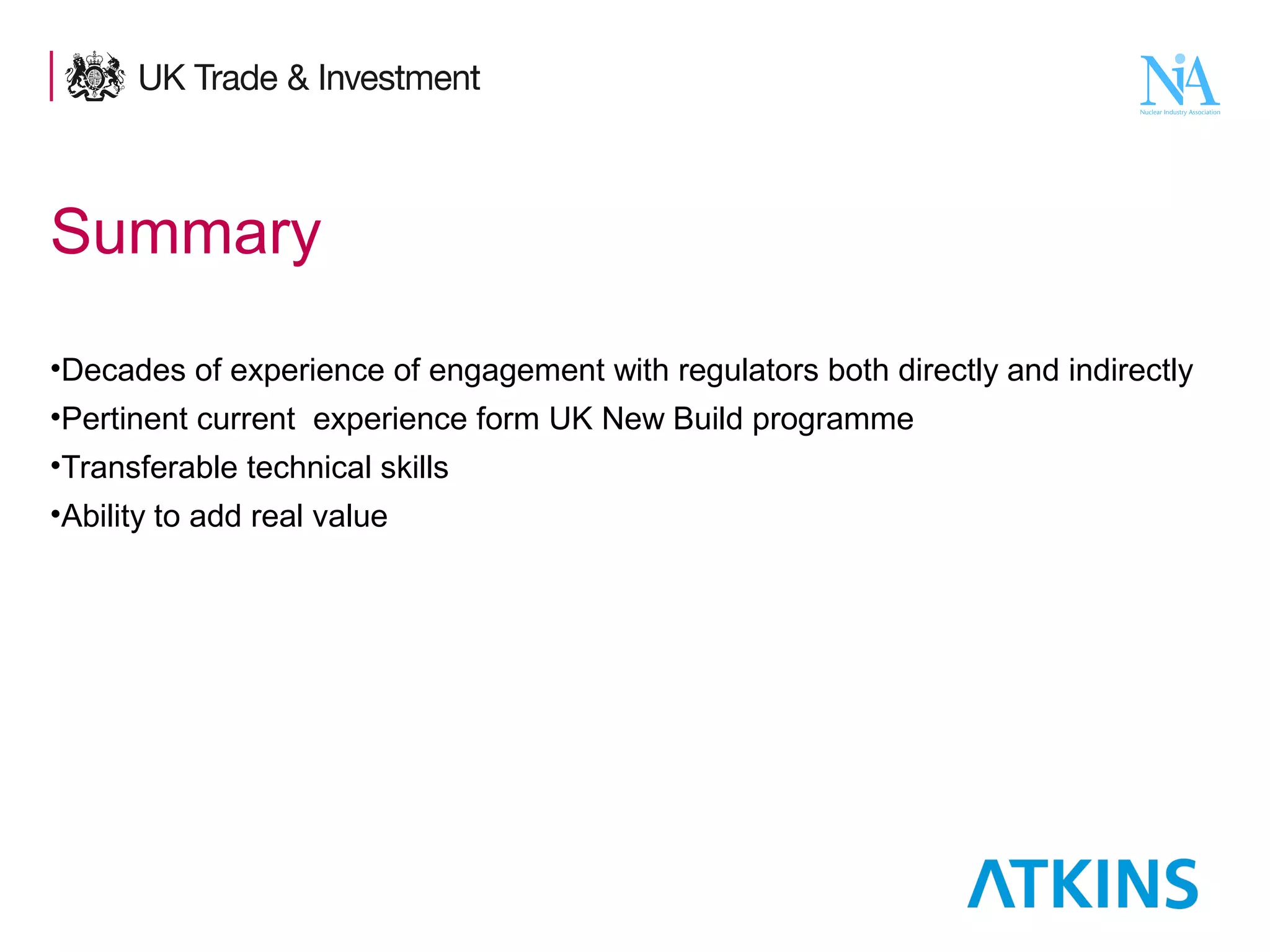 Paul Littler. Atkins Global. 28th January | PPT