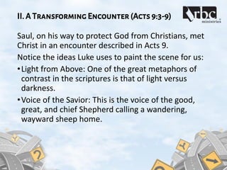 Paul Living A Life Of Change | PPT