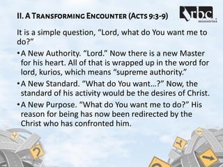 Paul Living A Life Of Change | PPT