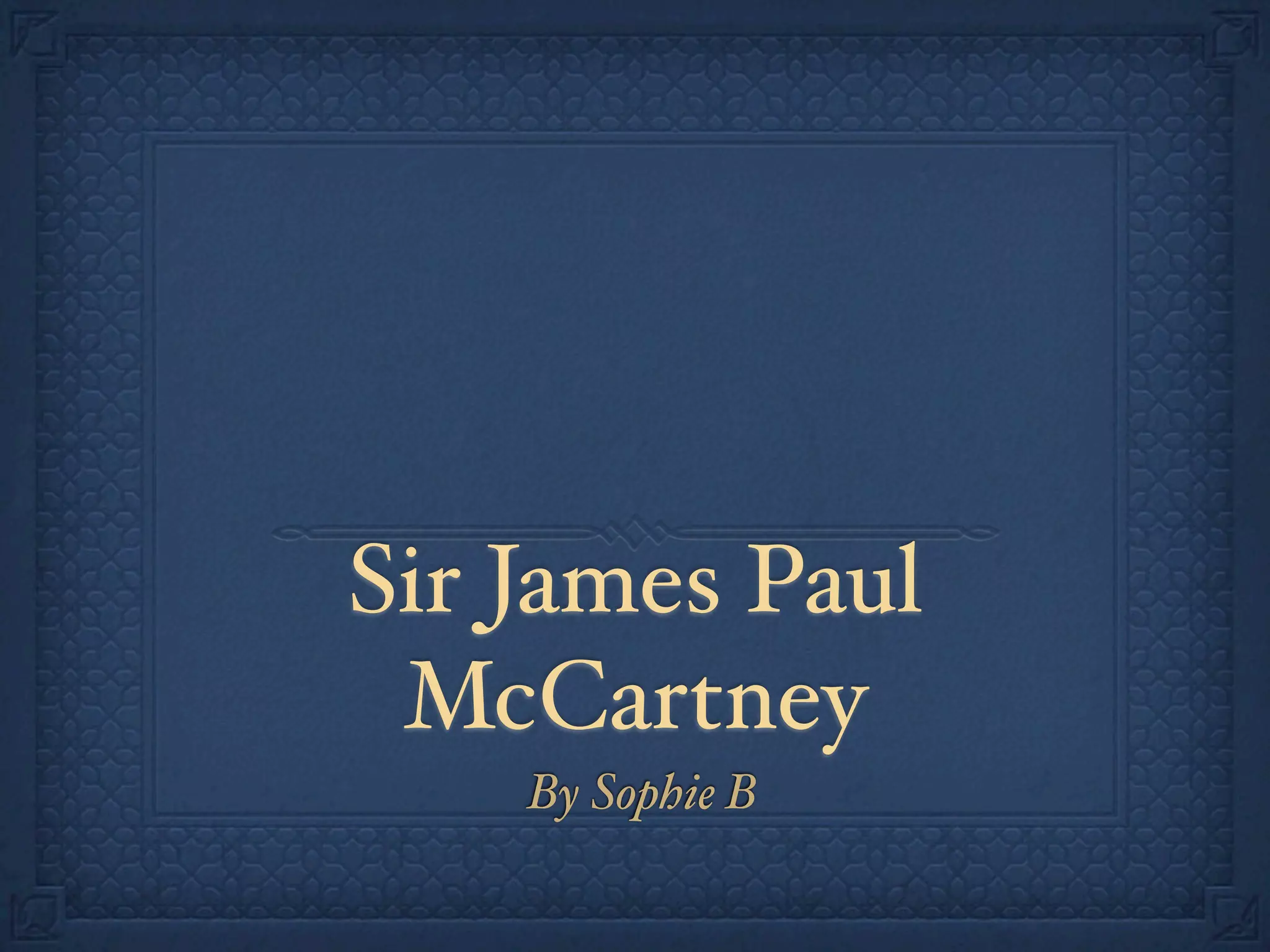 Paul McCartney Biography | KEY | Rock Music | Music