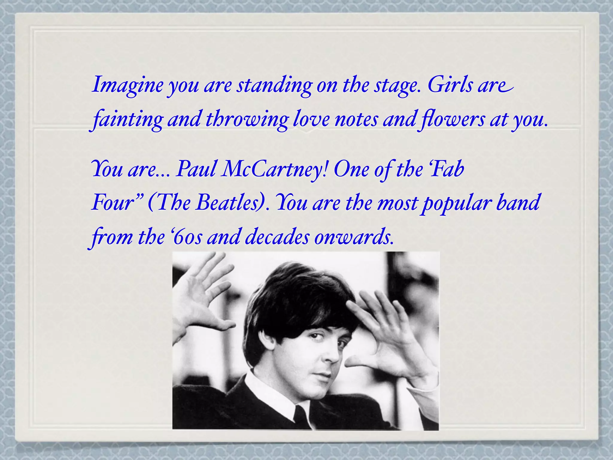 Paul McCartney Biography | KEY | Rock Music | Music