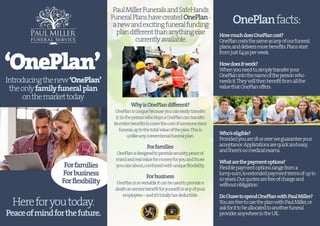 Paul miller one Funeral plan | PDF